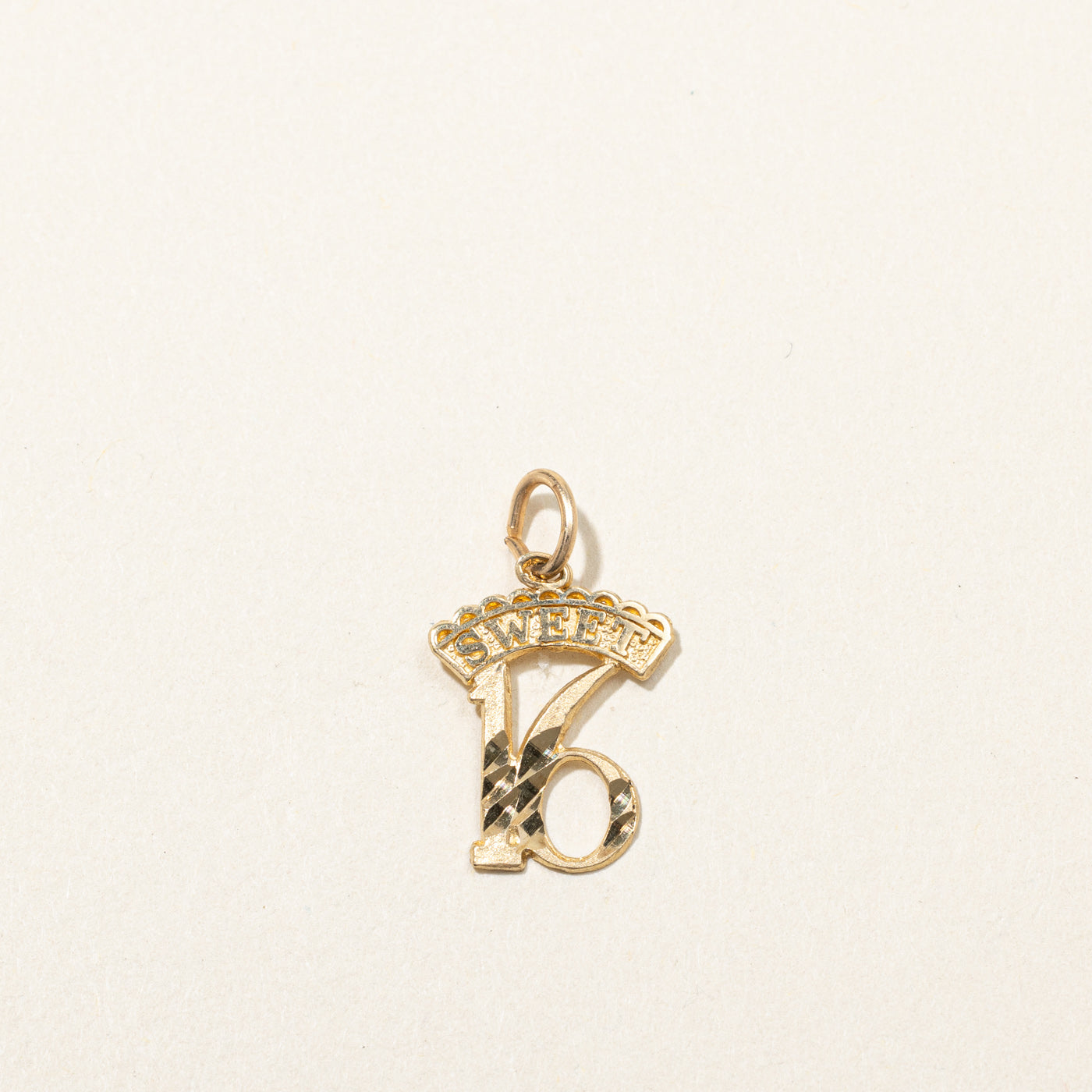 Sweet 16 Gold Pendant