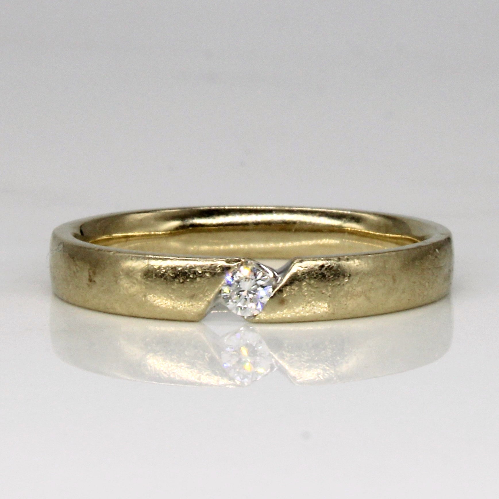 Tension Set Diamond Ring | 0.06ct | SZ 8.25