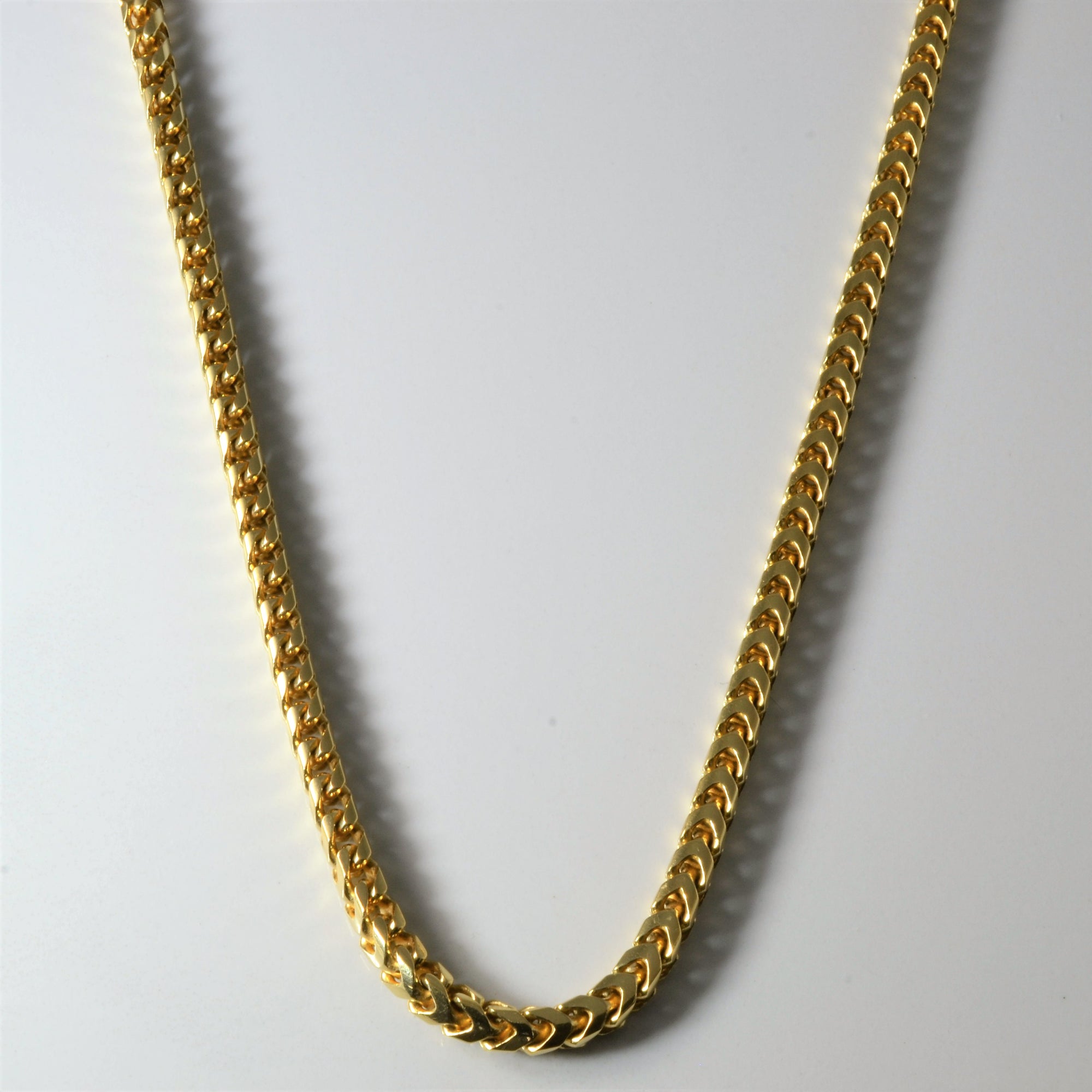 18k Yellow Gold Wheat Chain | 24" | – 100 Ways