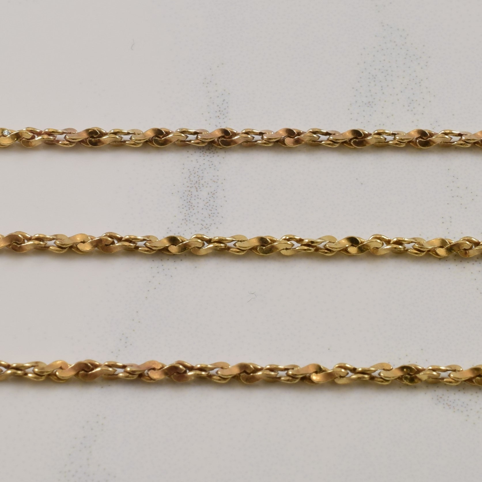 10k Yellow Gold Twisted Serpentine Chain | 18" | – 100 Ways