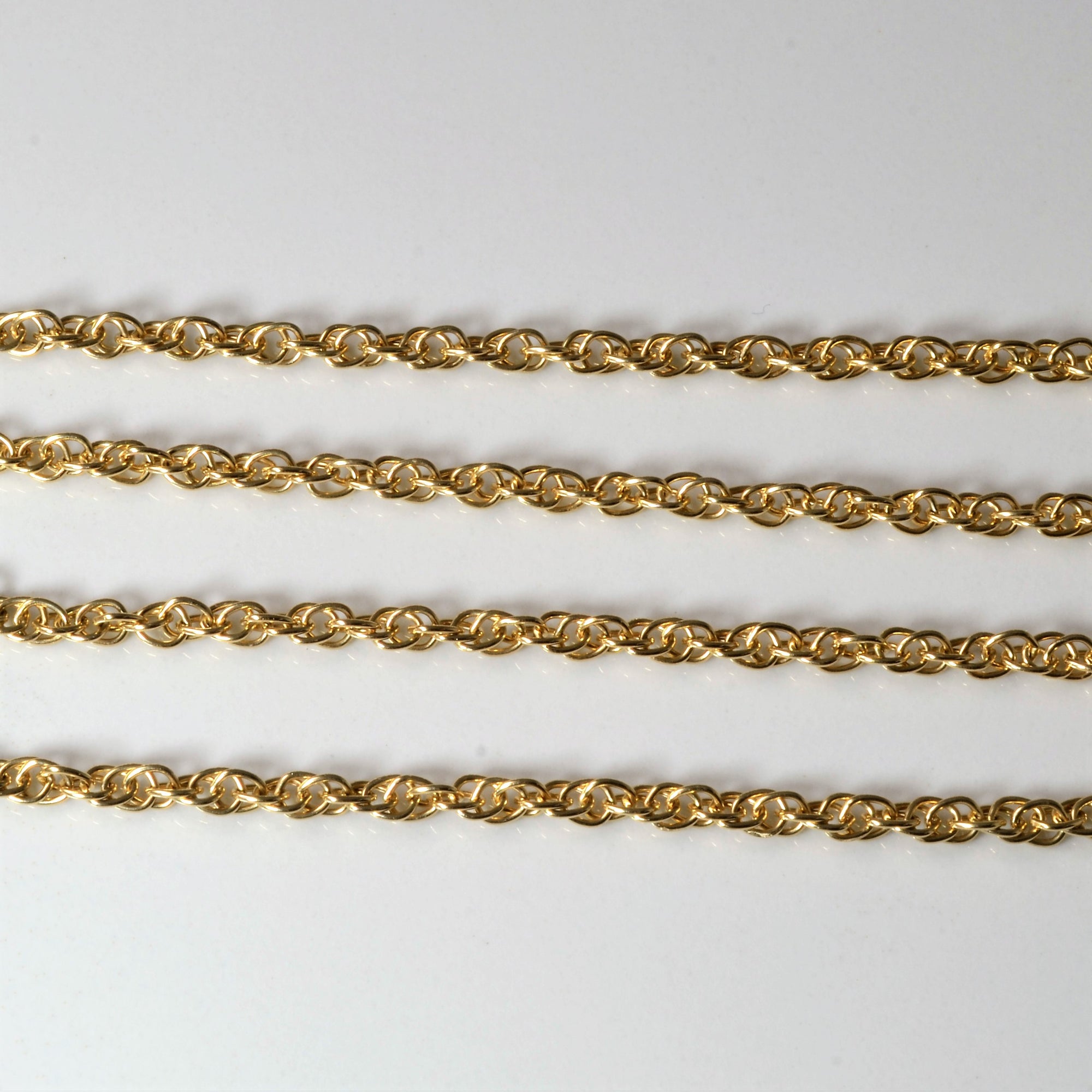 10k Yellow Gold Prince of Wales Chain | 18" | – 100 Ways