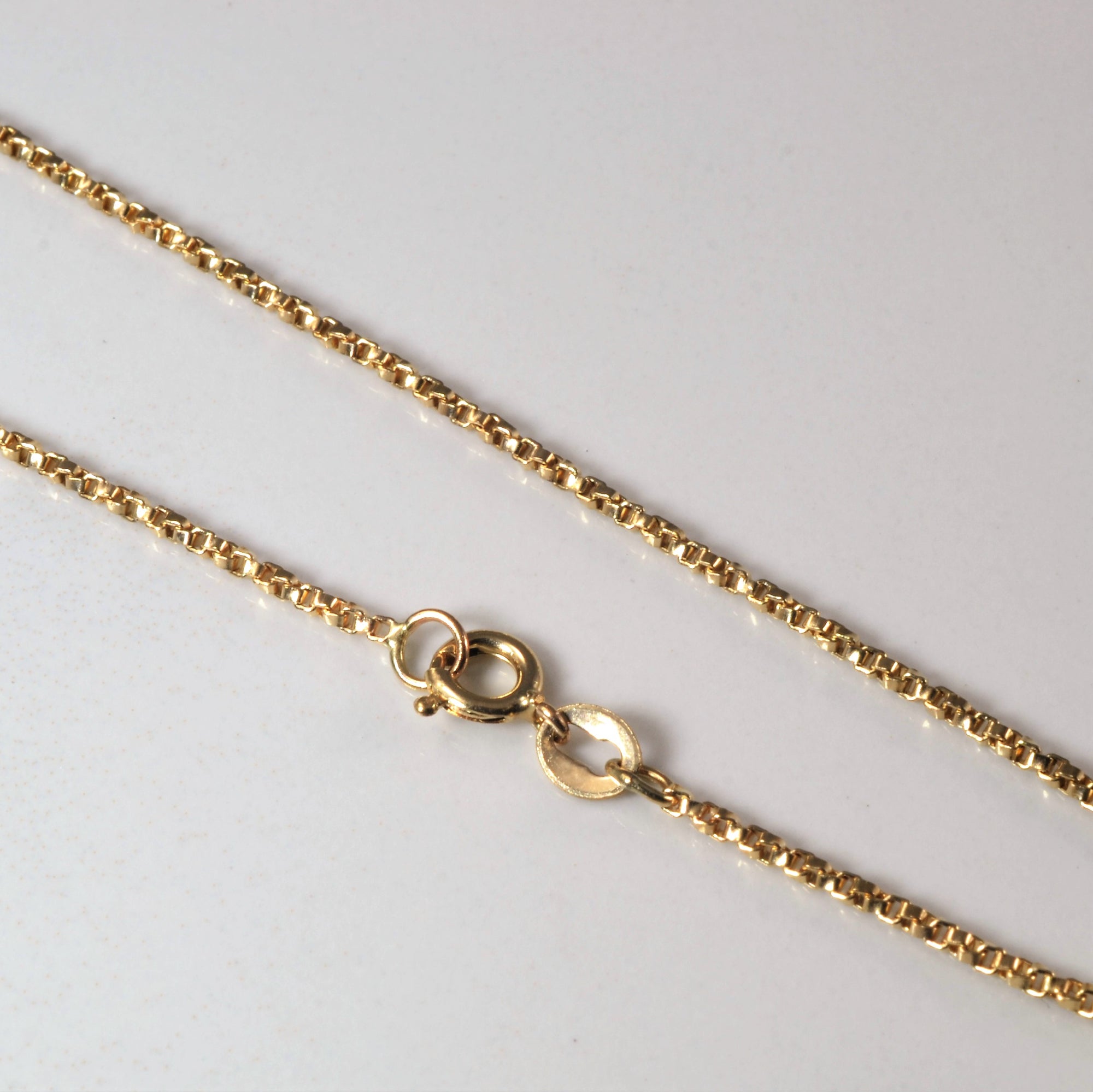 10k Yellow Gold Twisted Box Chain | 20" | – 100 Ways
