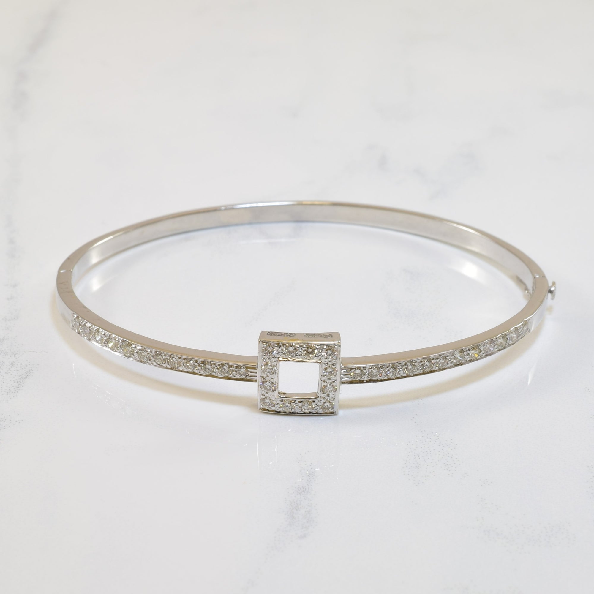 Pave Diamond Bangle | 7" | – 100 Ways