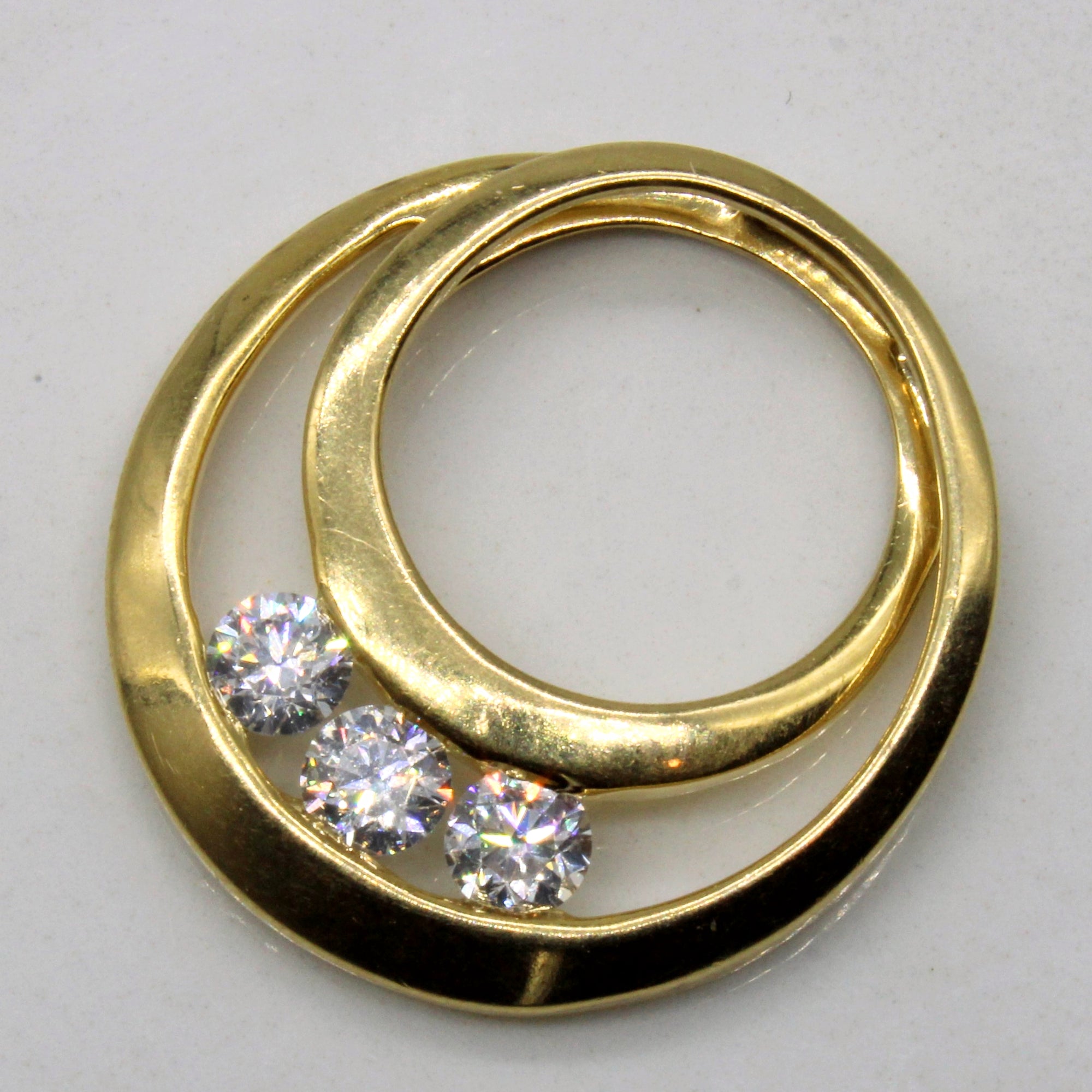 Diamond Channel Set Pendant | 0.53ctw | – 100 Ways