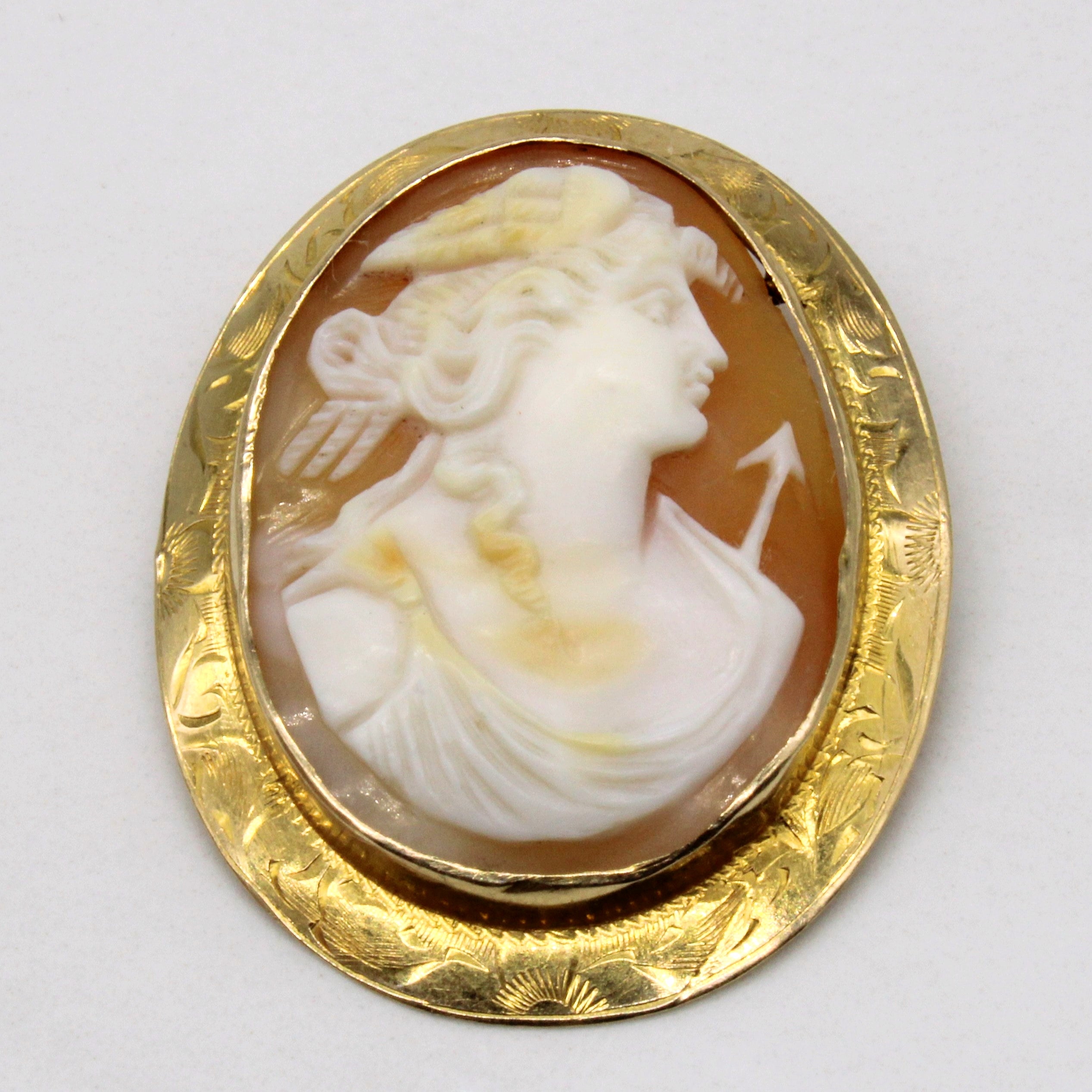 Seashell Cameo Brooch | 16.00ct | – 100 Ways
