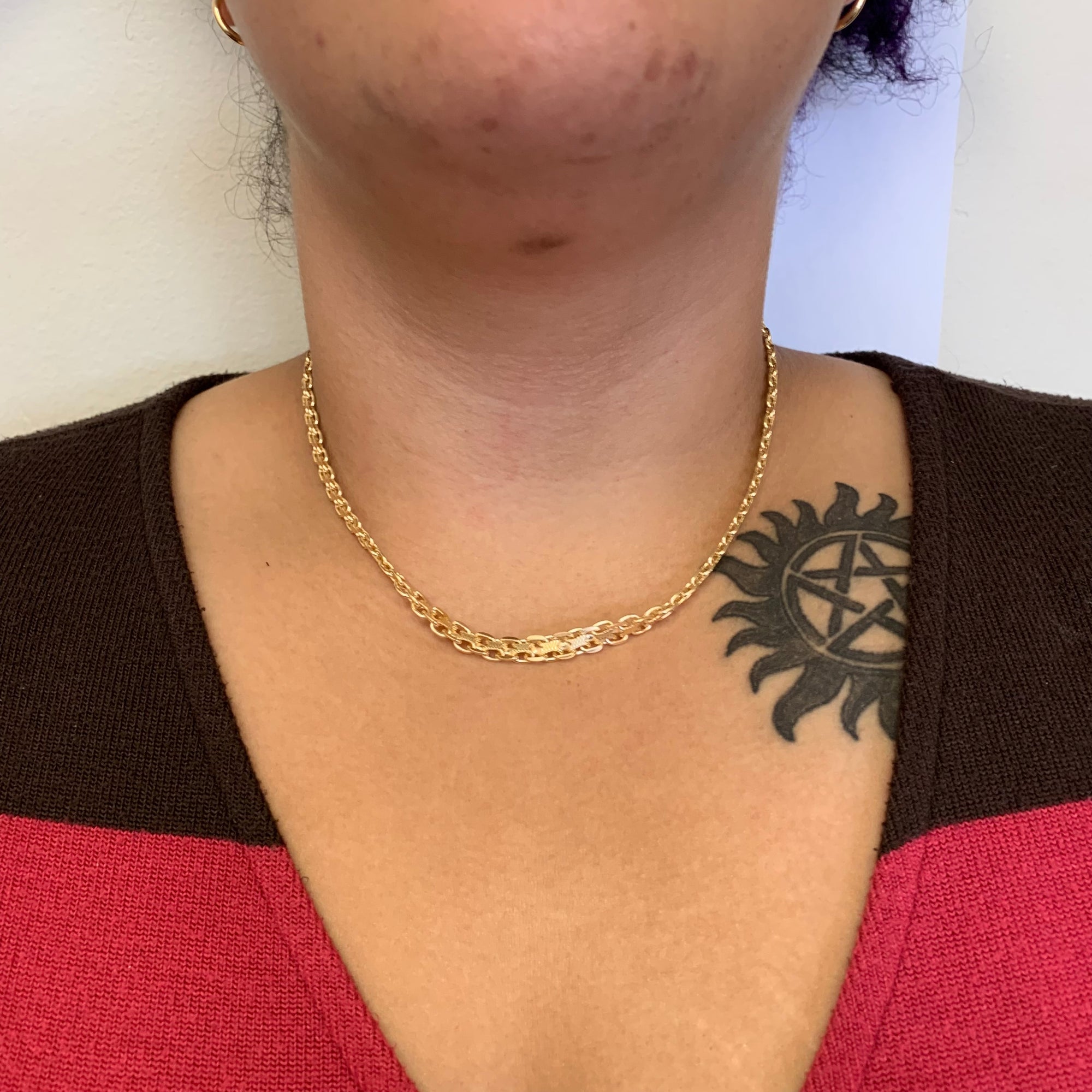 18k Yellow Gold Bismark Chain | 18" | – 100 Ways