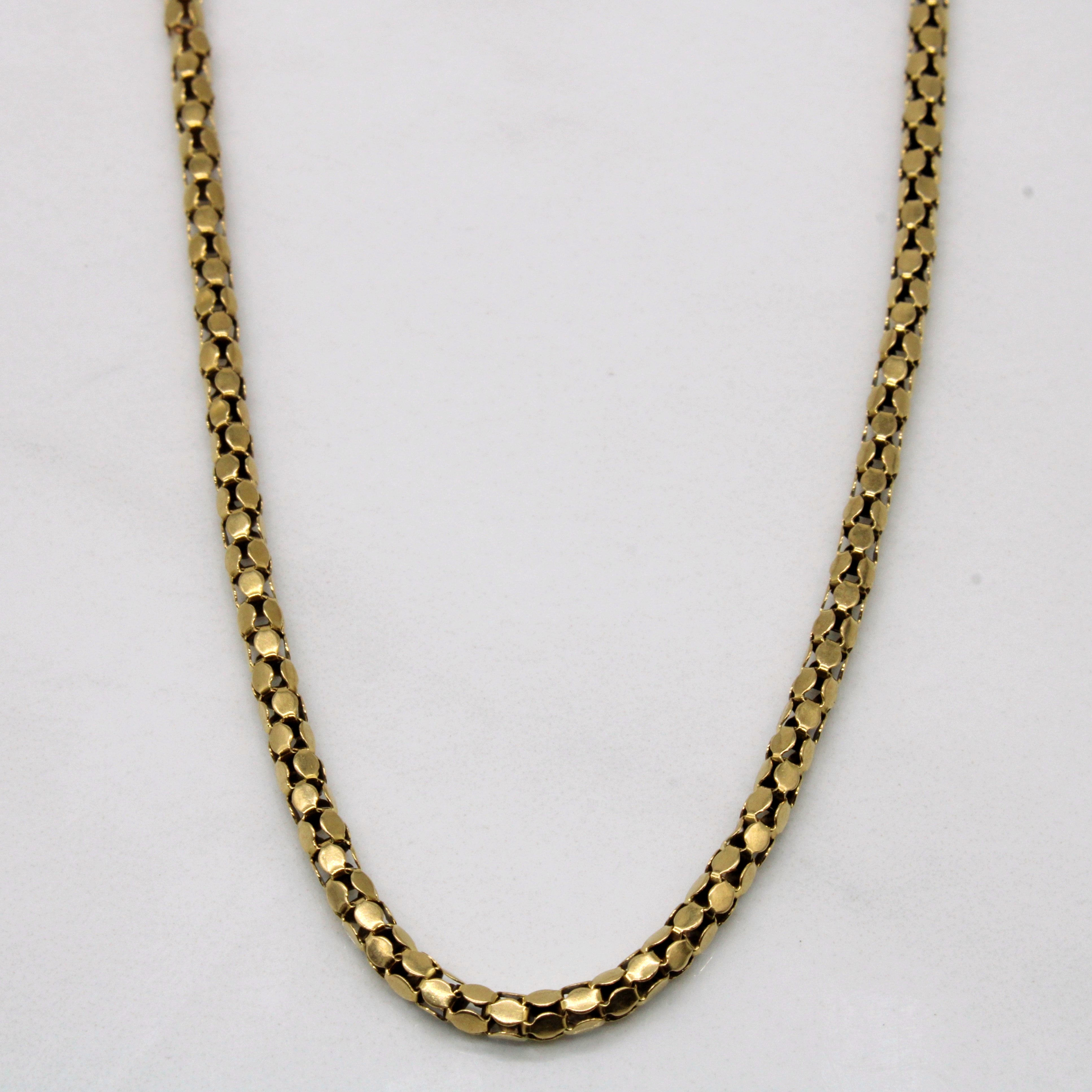 10k Yellow Gold Nugget Chain | 21" | – 100 Ways