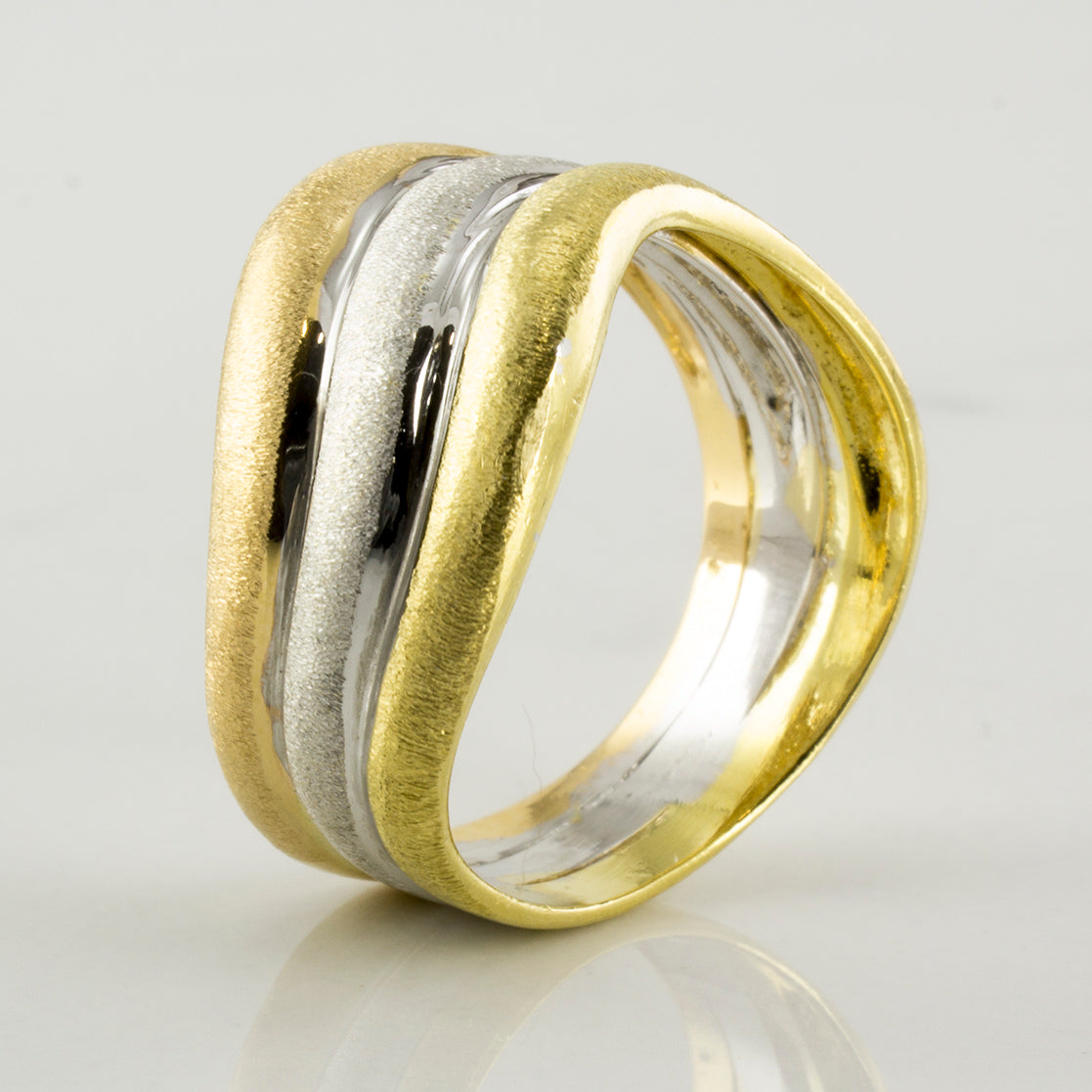Tri Color Wave Ring | SZ 7.5 | – 100 Ways